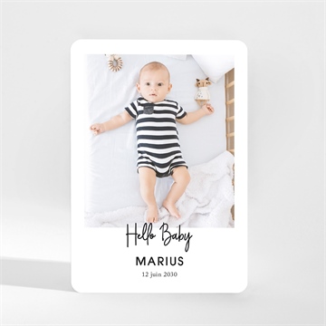 Tendre Bisou magnet : Faire-part naissance - monFairePart.com