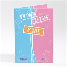 Menus mariage humoristique - MonFairePart.