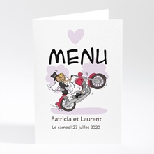 Menus mariage humoristique - MonFairePart.