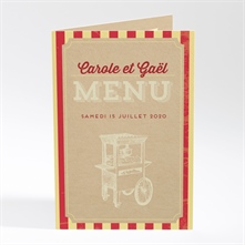 Menus mariage humoristique - MonFairePart.