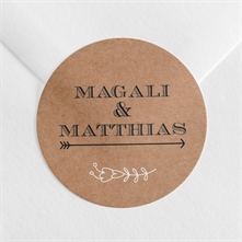 Stickers de mariage personnalisables sur monfairepart