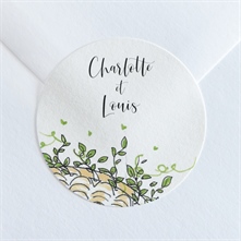 Stickers de mariage personnalisables sur monfairepart