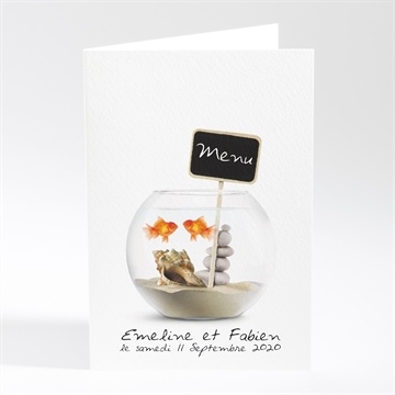 Menus mariage humoristique - MonFairePart.