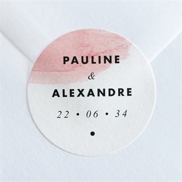 Sticker mariage Elegantes nuances - monFairePart.com