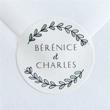 Stickers de mariage personnalisables sur monfairepart