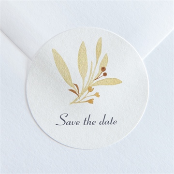 Sticker mariage Nature et Lumière - monFairePart.com