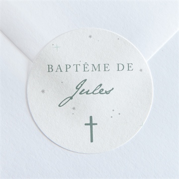 Sticker baptême Lumière ! - monFairePart.com