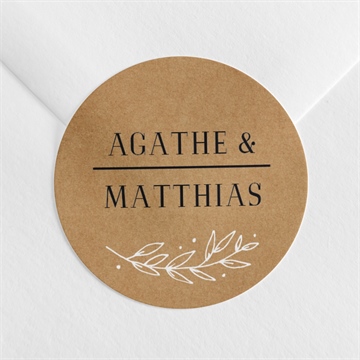 Stickers de mariage personnalisables sur monfairepart