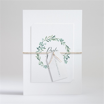 Faire-part mariage Semer notre Amour superposé - monFairePart.com