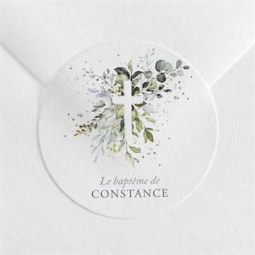 Sticker baptême En Lumière - monFairePart.com