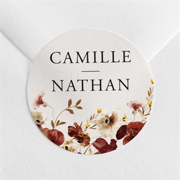 Sticker mariage En automne - monFairePart.com