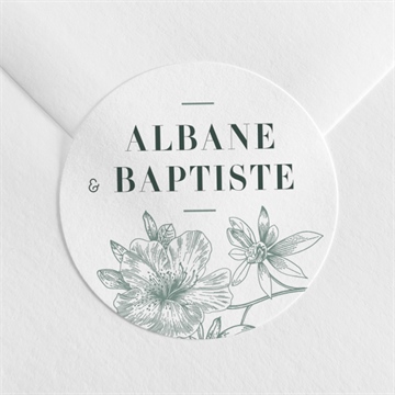 Sticker mariage Sculpture - monFairePart.com