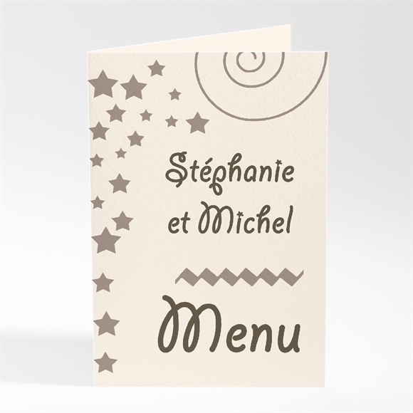 Menu mariage Montage photo humouristique - monFairePart.com