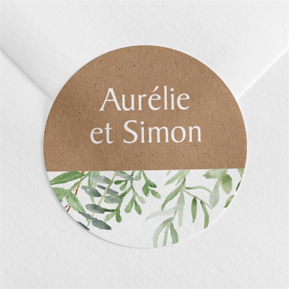 Sticker mariage Fougères - monFairePart.com