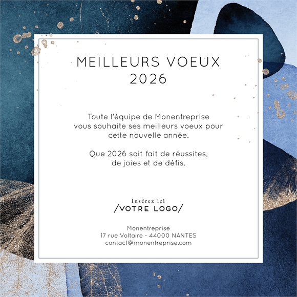 Carte de voeux virtuelle image entreprise Graphiste - monFairePart.com